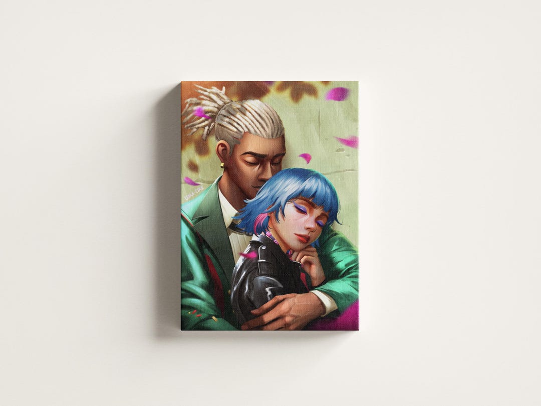 Arcane Jinx and Ekko in Love Poster, Jinx and Ekko Poster, Maybe in ...