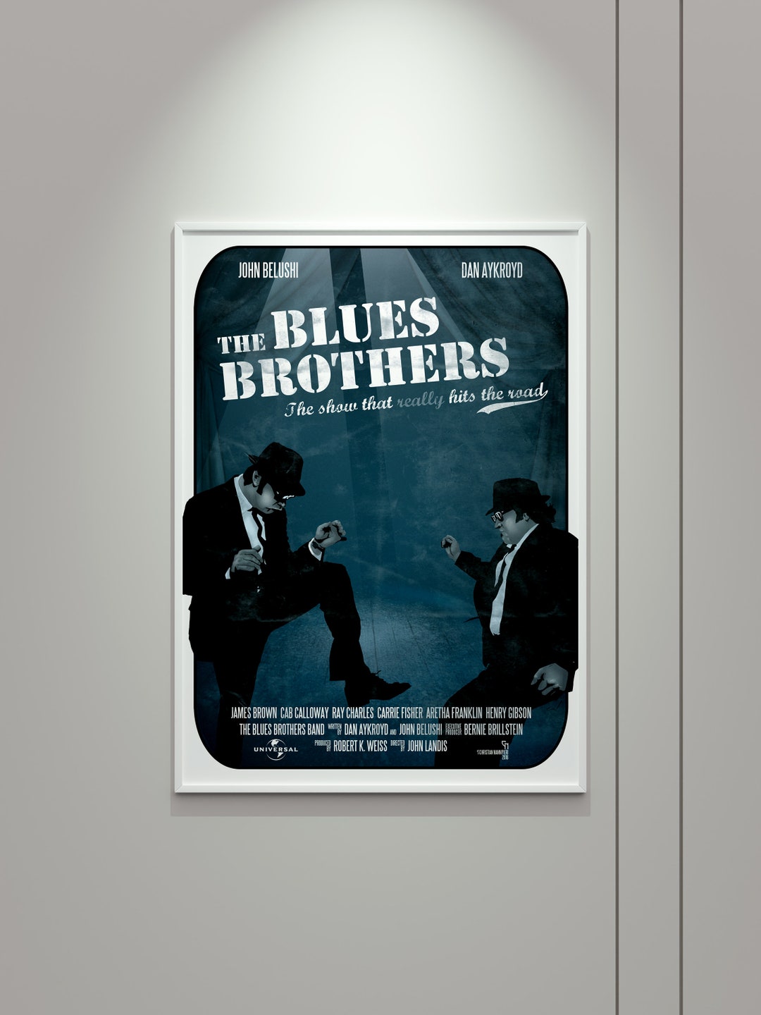 The Blues Brothers Art the Blues Brothers Poster the Blues - Etsy