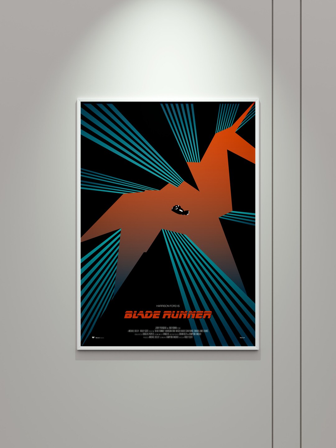 Blade Runner Canvas Blade Runner Art Blade Runner Poster - Etsy