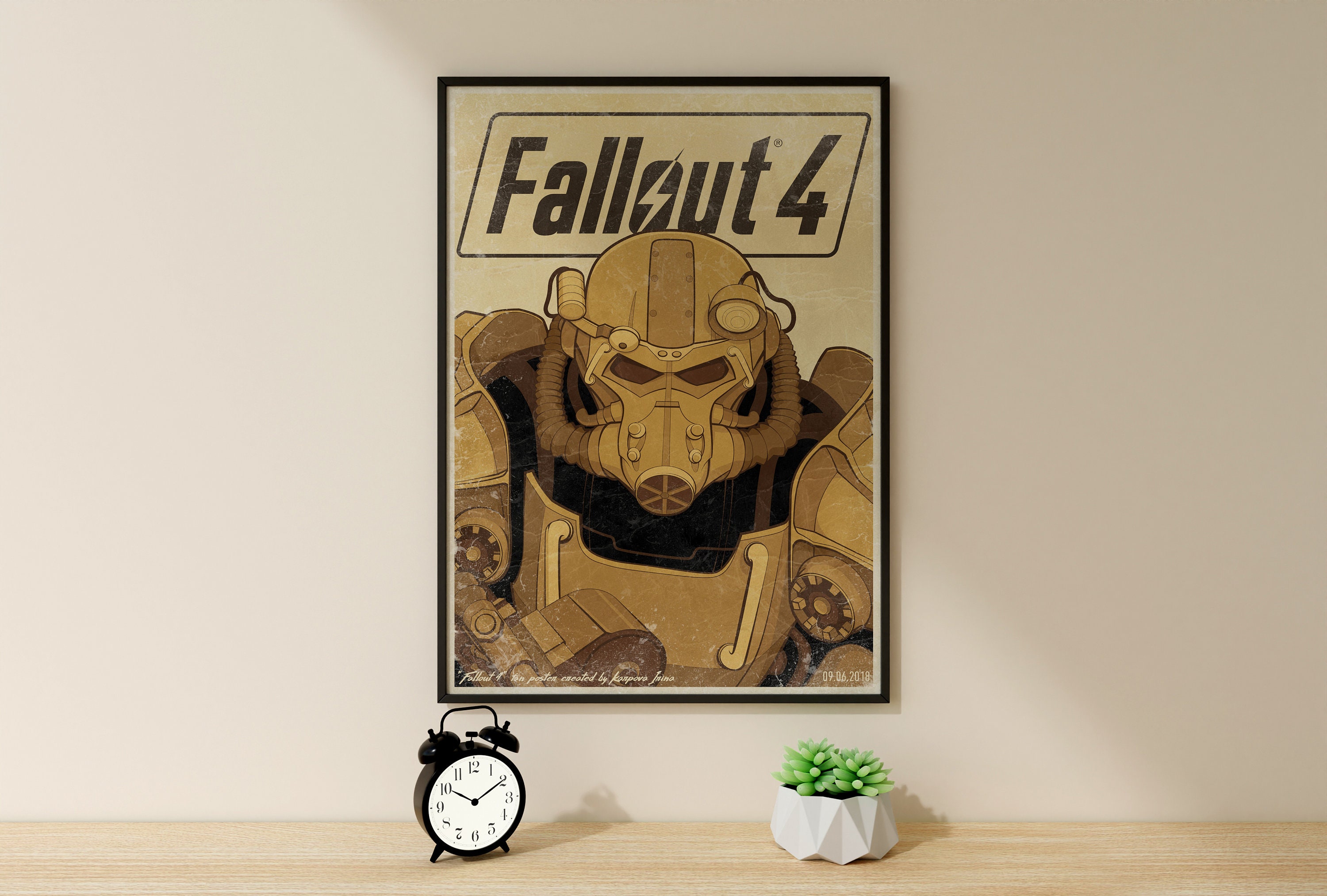 Fallout Print, Fallout 4, Fallout Art, Fallout Canvas, Fallout Poster ...