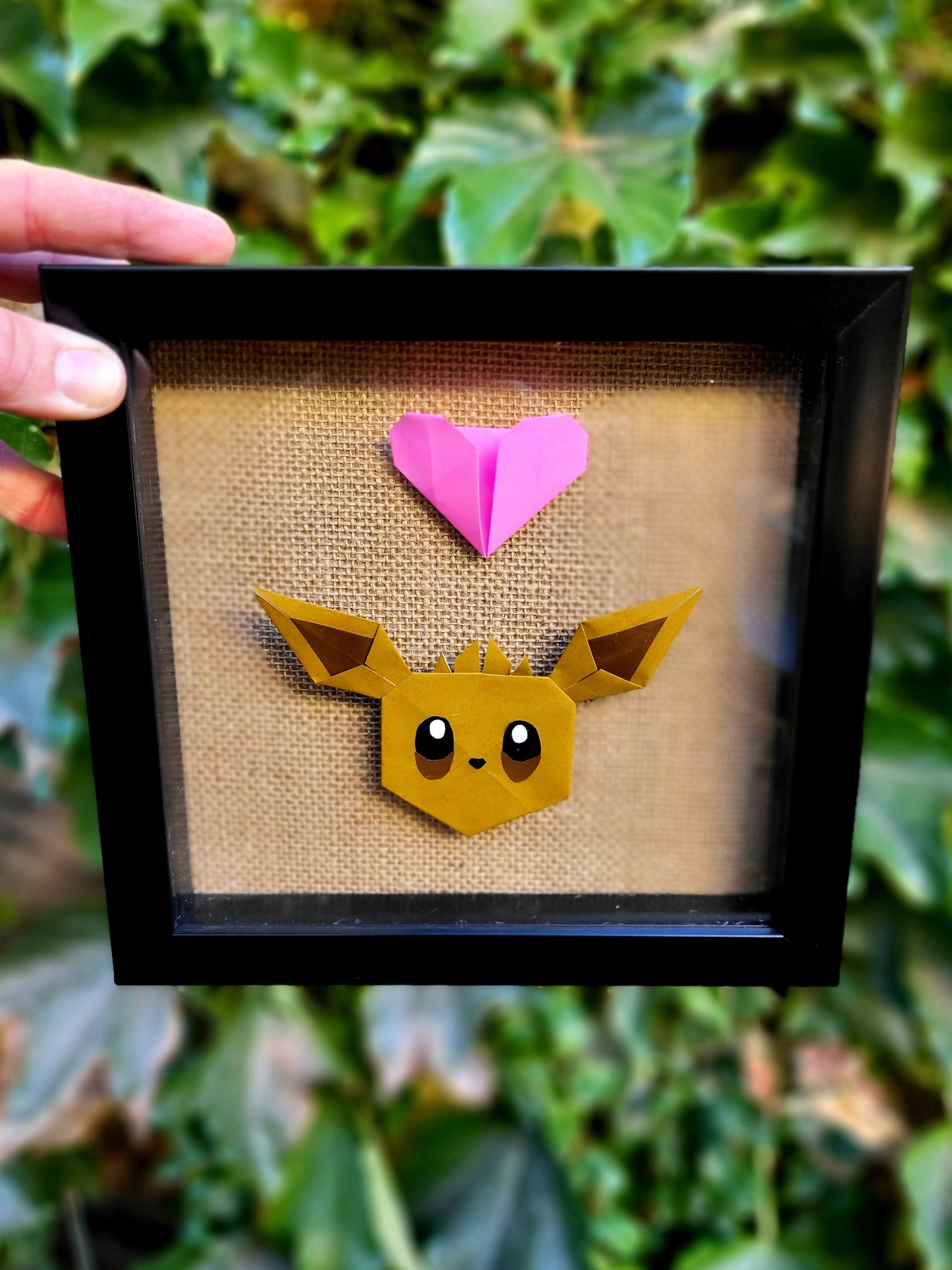 Pokemon Eevee Origami Shadow Box - Etsy