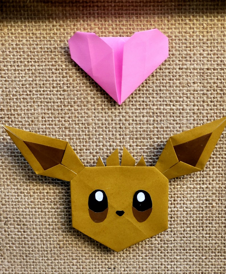 Pokemon Eevee Origami Shadow Box - Etsy