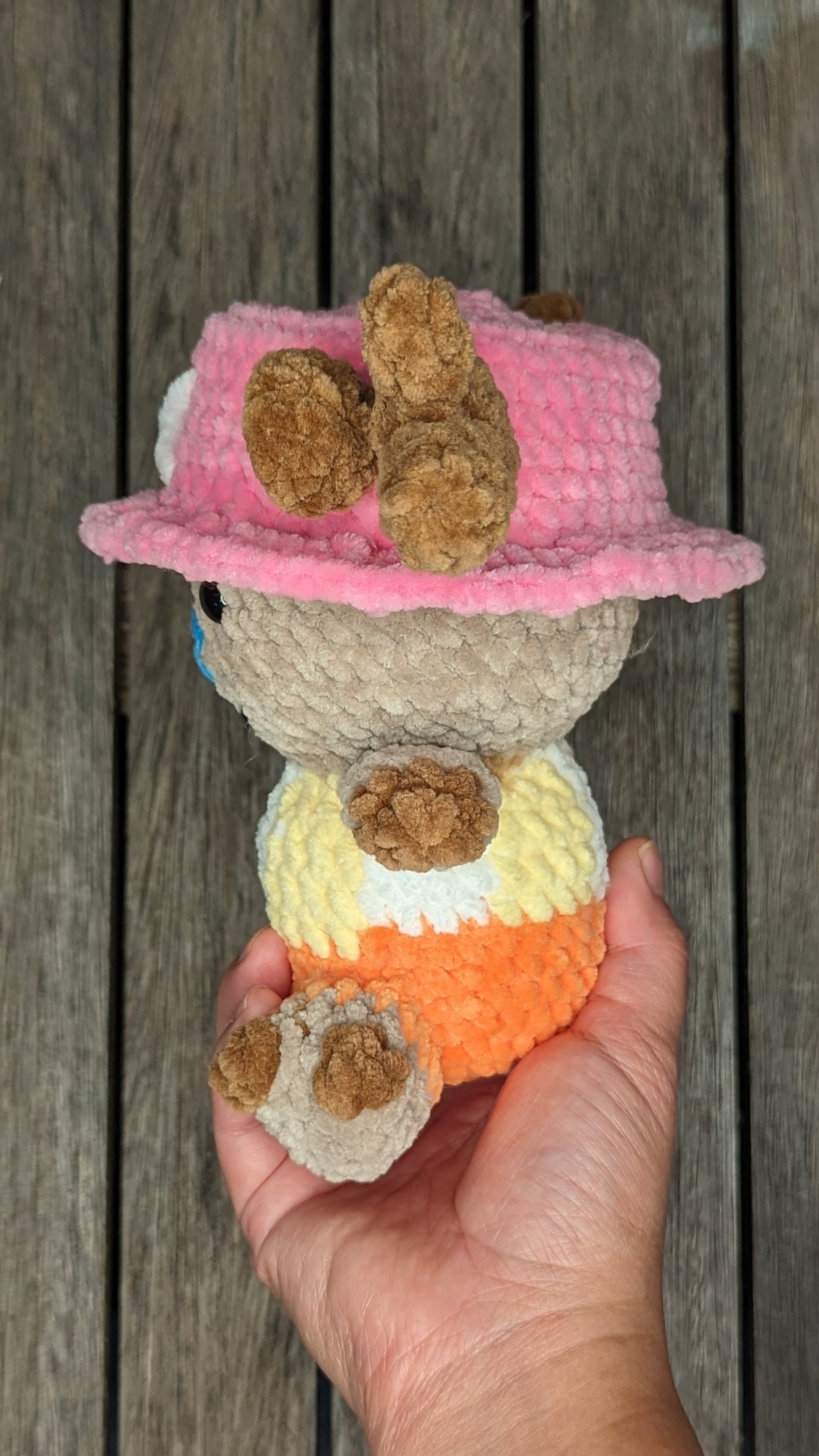 Amigurumi Chopper Plushie: Made-to-order | Handmade Crochet Reindeer - Etsy