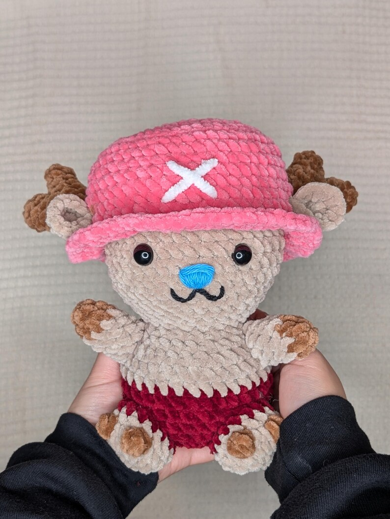 Amigurumi Chopper Plushie: Made-to-order | Handmade Crochet Reindeer - Etsy
