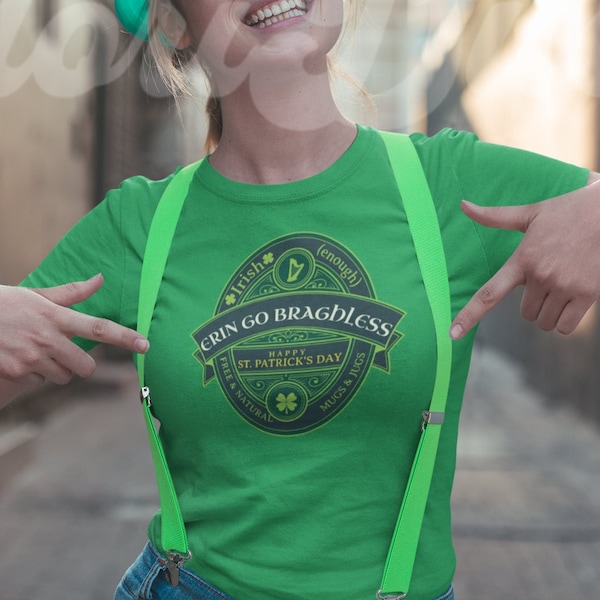 Braless Tshirt Etsy