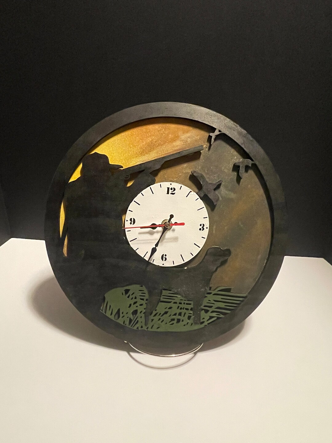 Waterfowl Hunting Clock - Wood - Etsy