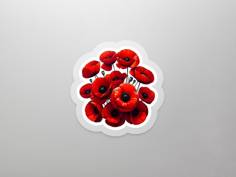 Remembrance Poppy Emblem - Etsy