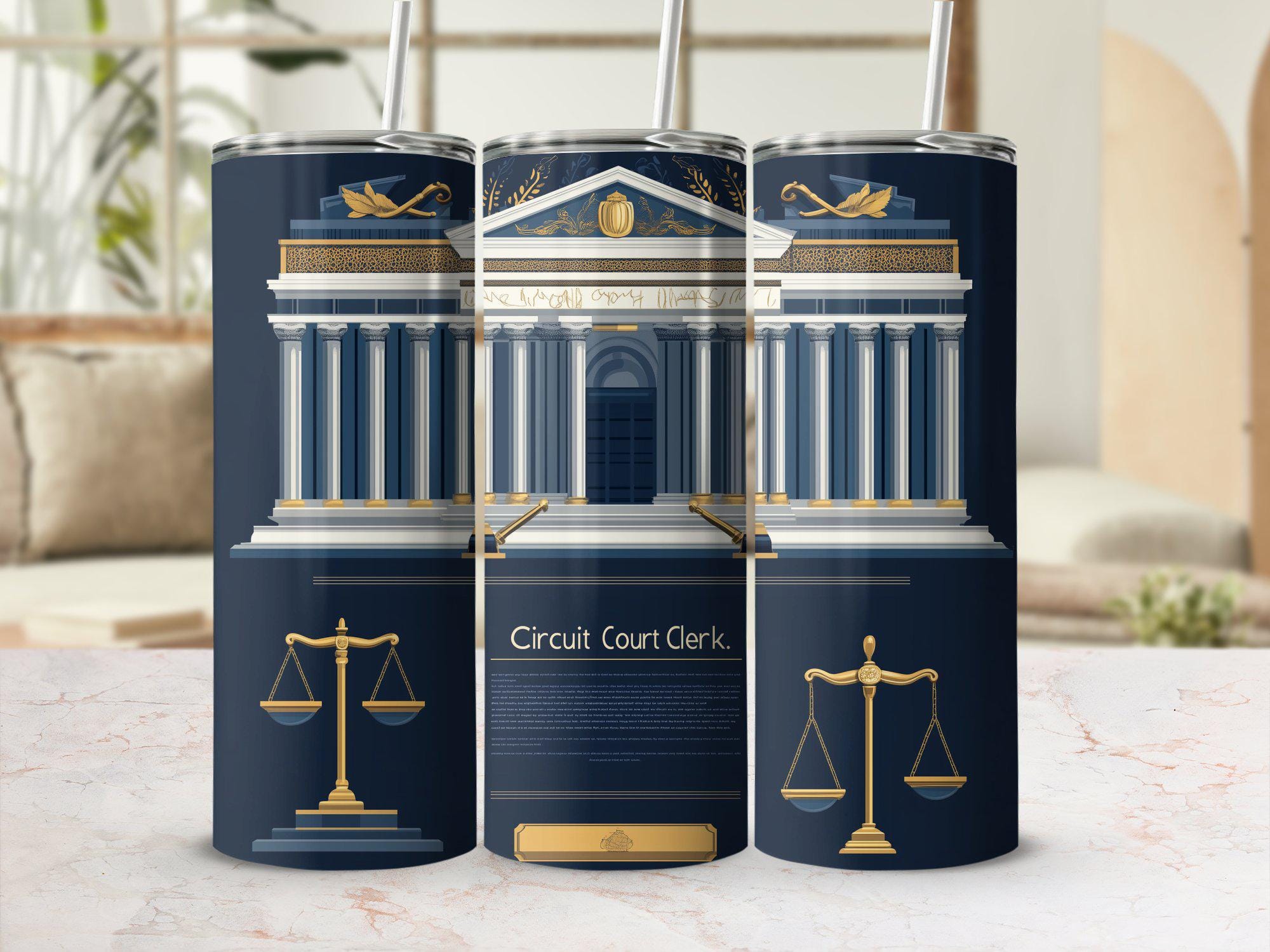 Circuit Court Clerk Justice PNG for 20 Oz Tumbler Wrap | Legal Theme ...