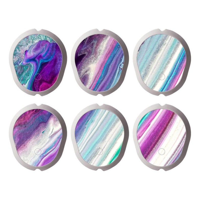 Set of 6 Dexcom G7 Sensor Stickers Purple - Etsy