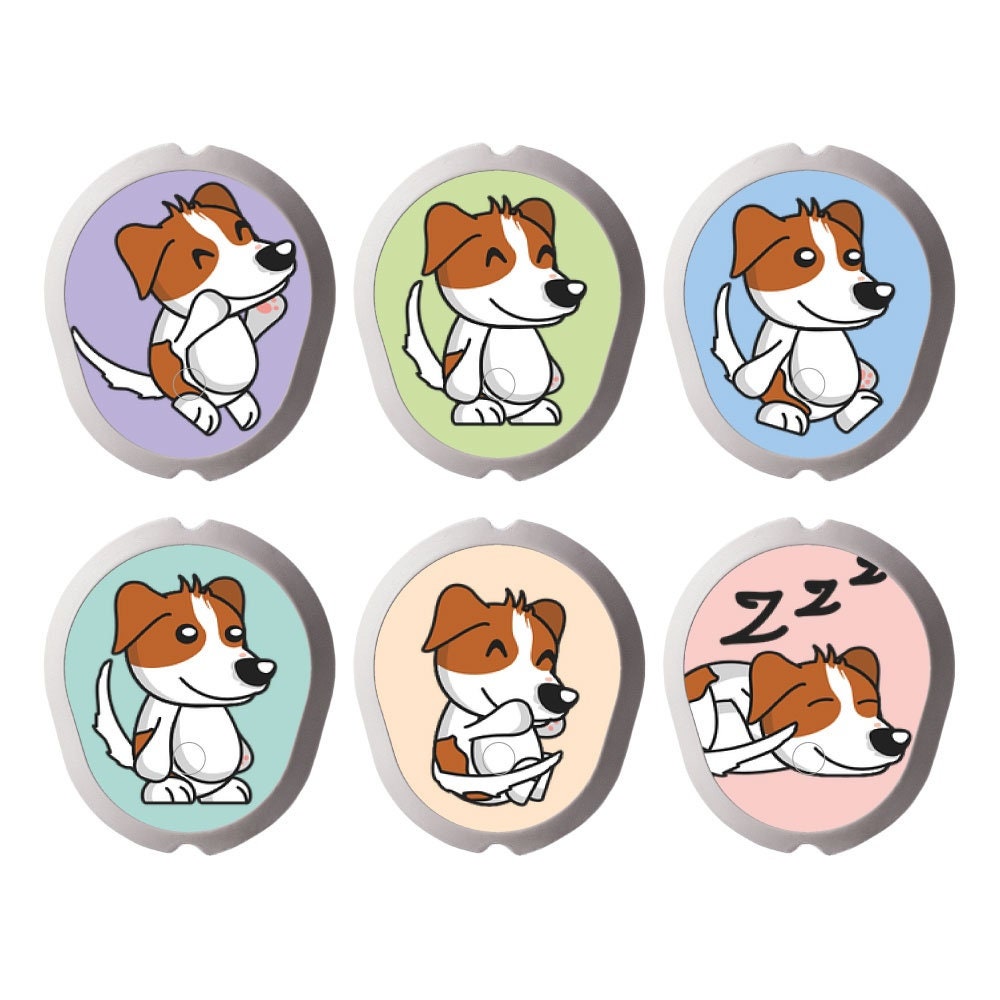 Set of 6 Dexcom G7 Sensor Stickers Dog Brown - Etsy