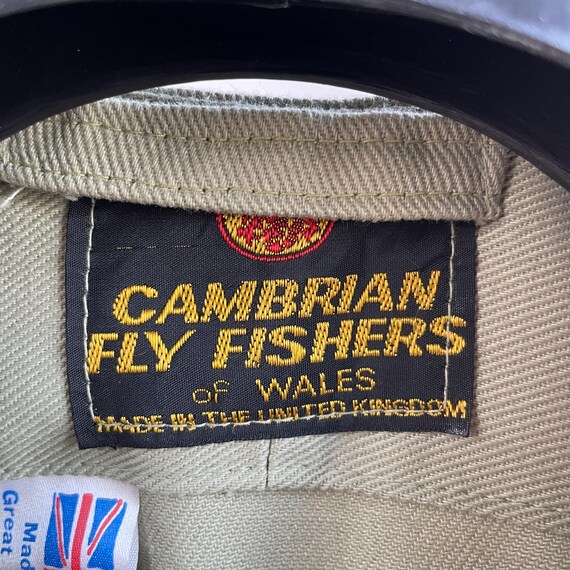 Cambrian Fly Fishers Vintage 80's Fishing Vest Size 48 - Gem