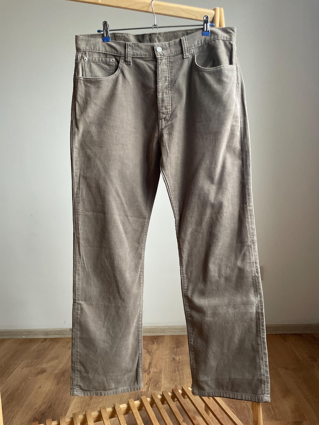 Levi's 401 White Tab Vintage Corduroy Pants Size 38x32 - Etsy