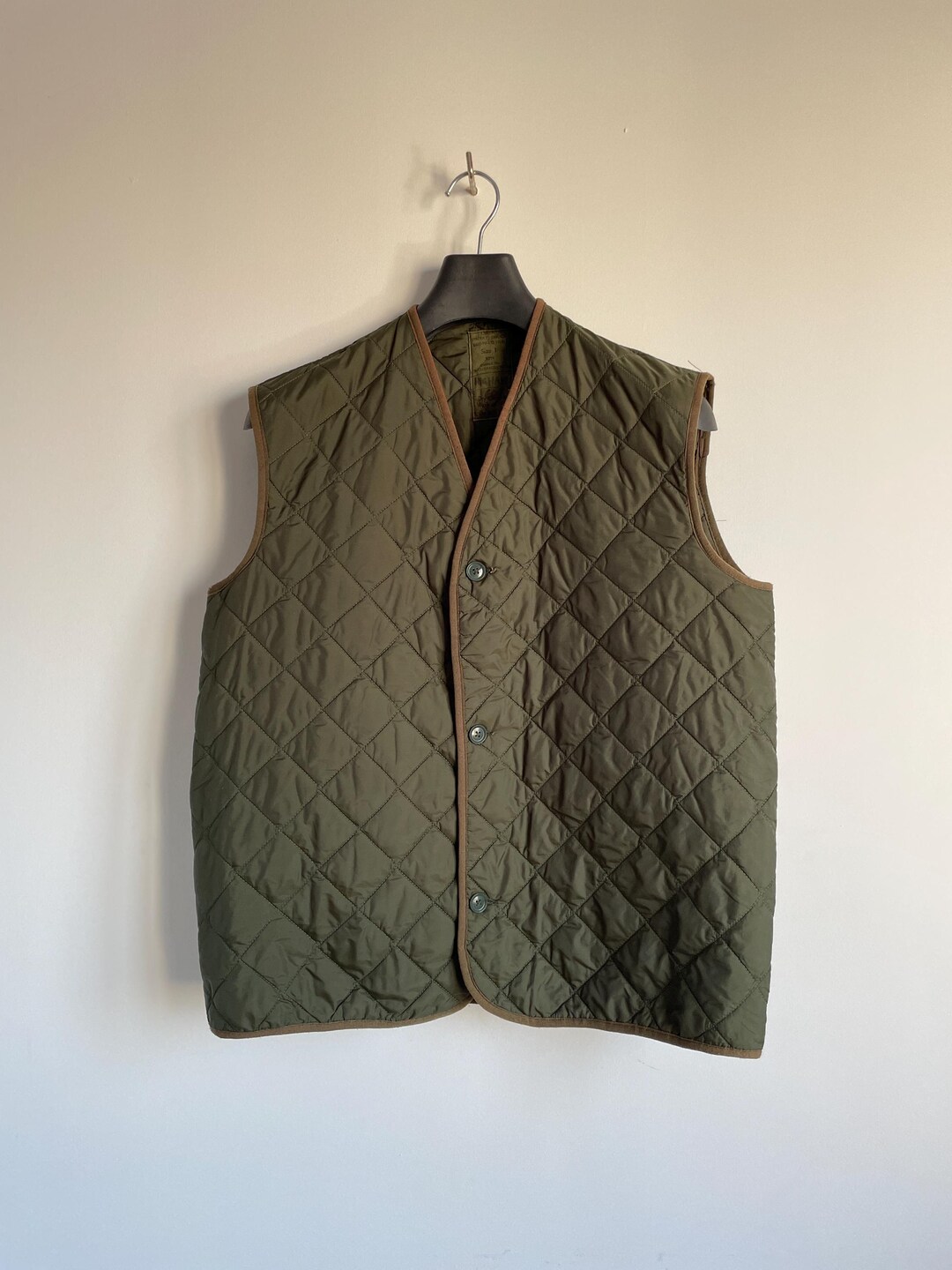 Vintage 60's British Army Combat Smock Liner Quilted Vest Size 1 - Etsy