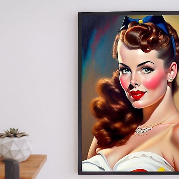 Pin up Poster - Etsy