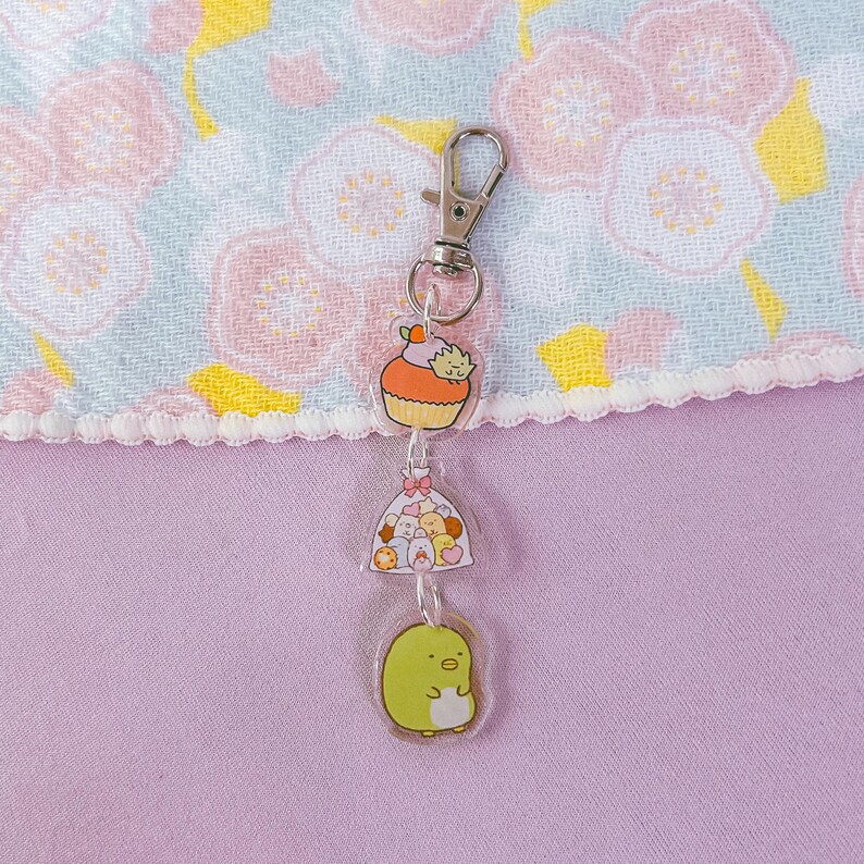 Life in the Corner Characters Kawaii Acrylic Keychain - Etsy