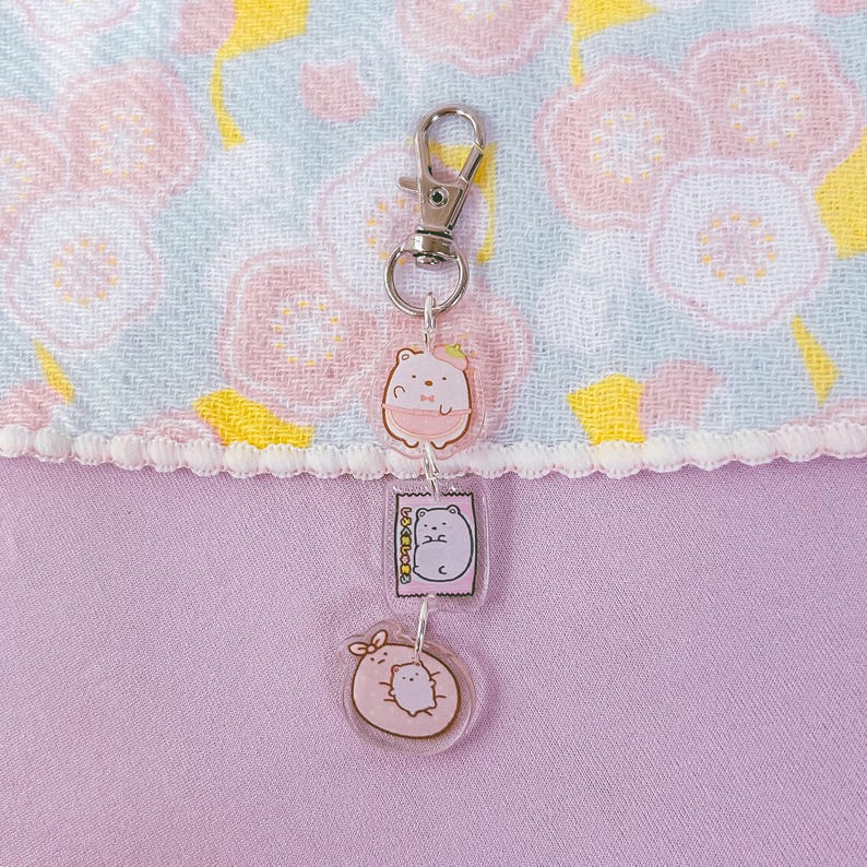 Life in the Corner Characters Kawaii Acrylic Keychain - Etsy