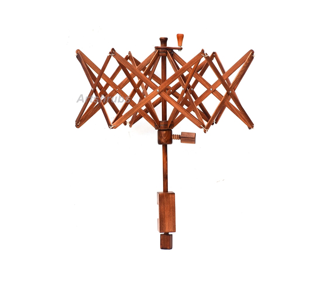 Beachwood Umbrella Tabletop Yarn Swift Winder | Adjustable Yarn Winder ...