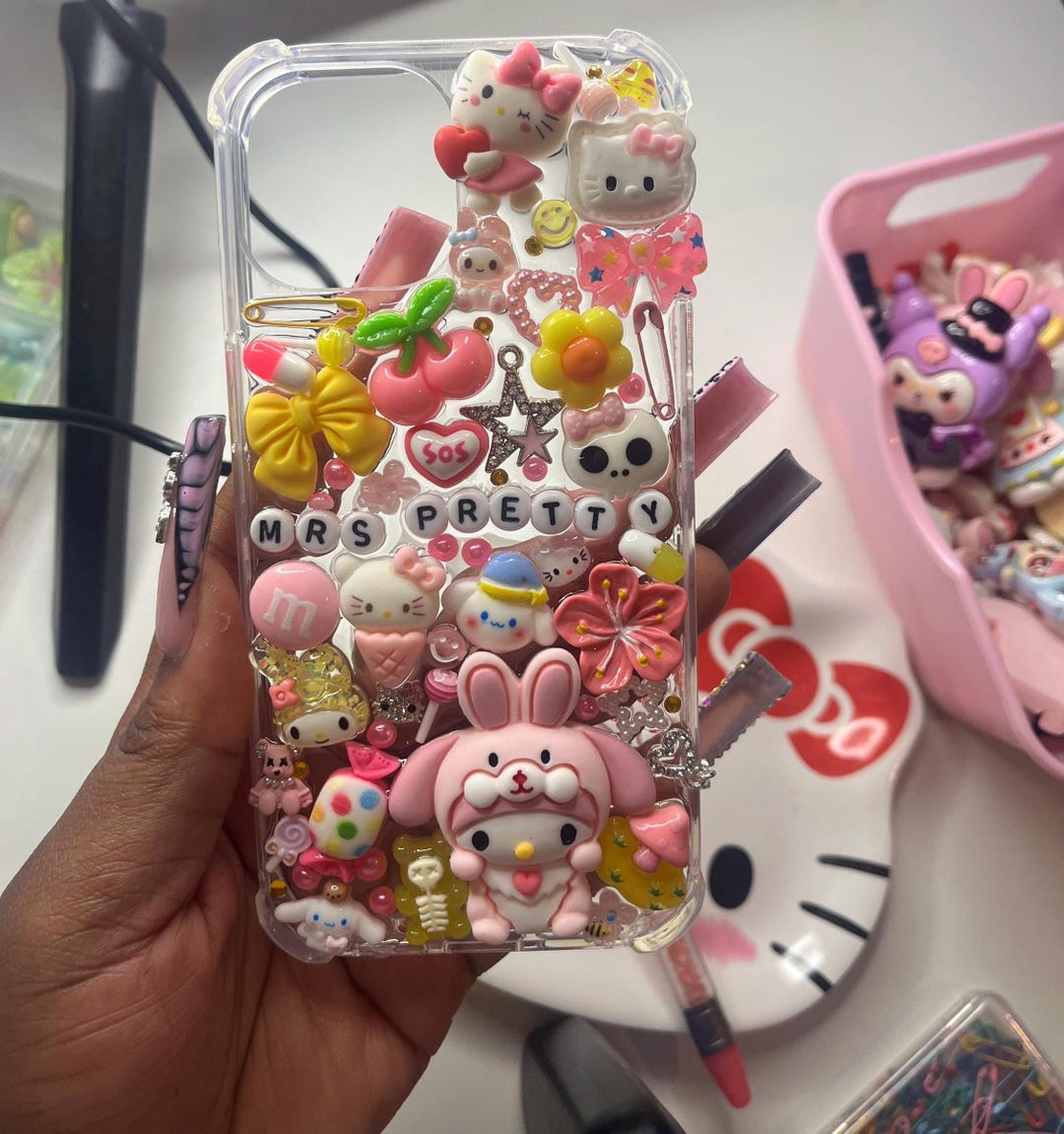 Hello Kitty Junk Case Sanrio Decoden Phone Case Junk Case Custom Case ...