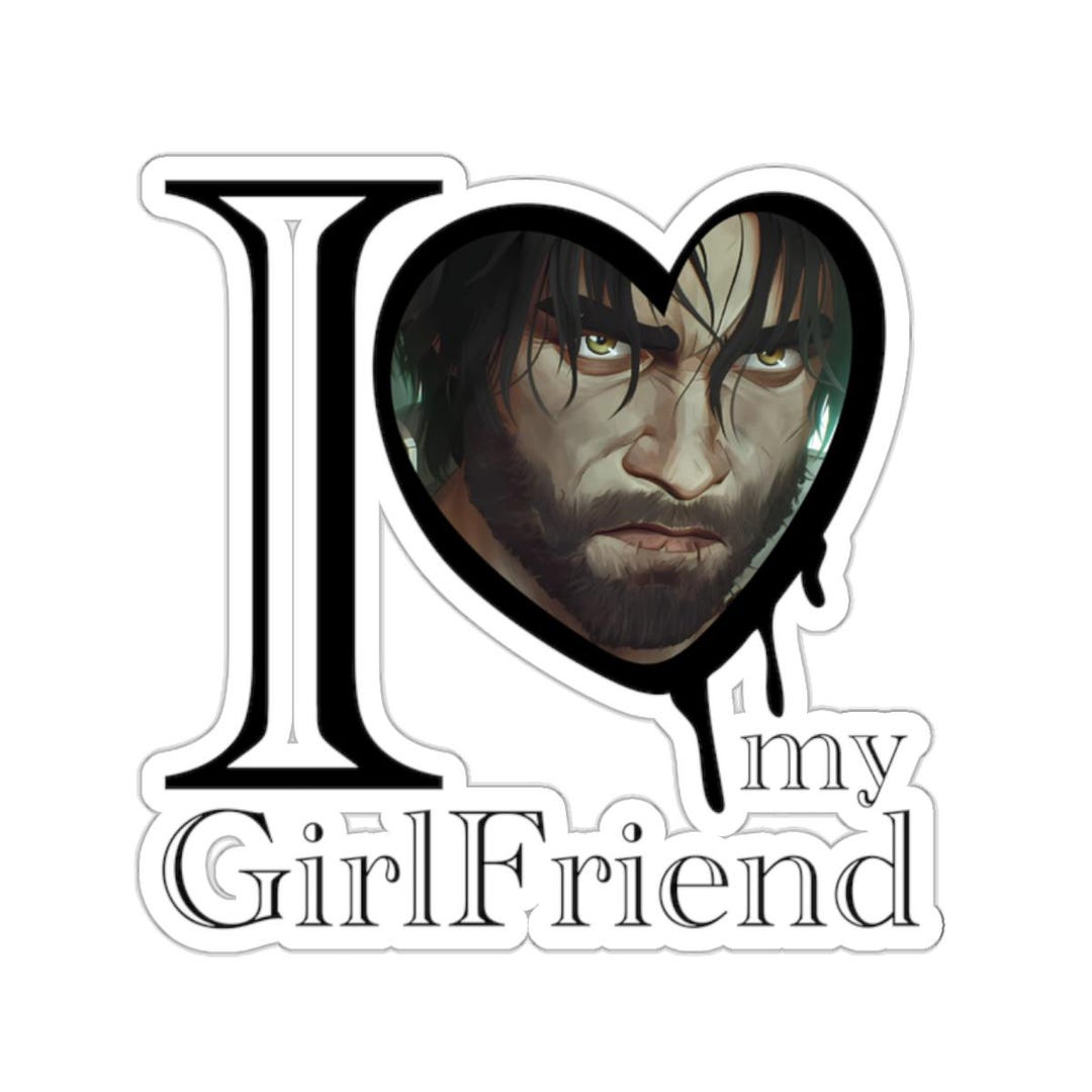 I Love My Girlfriend Jayce Arcane Sticker Vinyl Decal, Cute Water ...