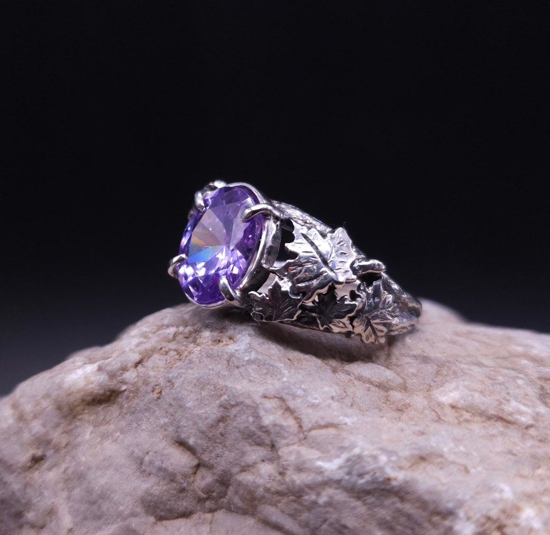 Designer Handmade Ring Made of 925 Sterling Silver elf Forest Ring - Etsy