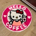 Hello Kitty Coffee Tufted Rug Handmade Custom Rug Tufting Acrylic Home ...