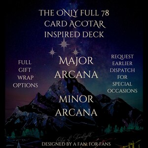 ACOTAR Inspired Tarot Deck - Etsy