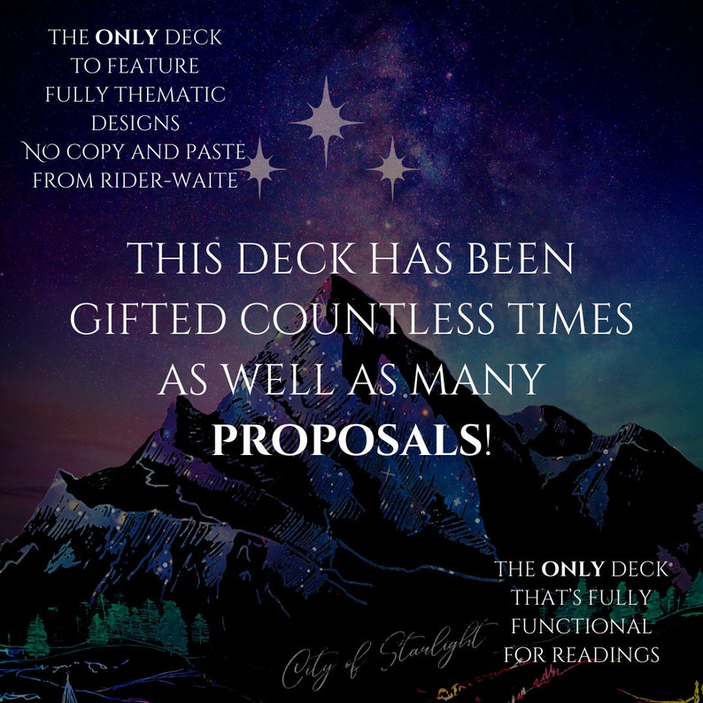 ACOTAR Inspired Tarot Deck - Etsy