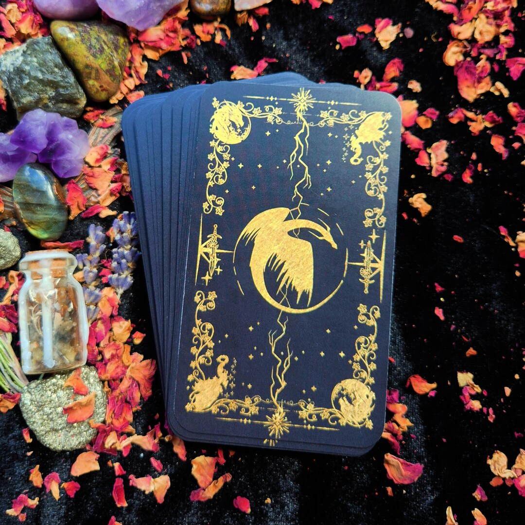 Fourth Wing Dragon Inspired Tarot Deck With or Without Tarot Guide - Etsy