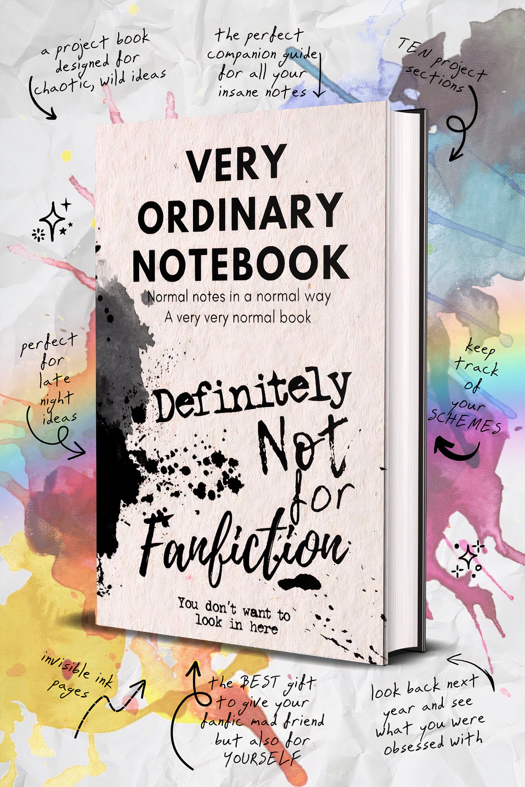 Very Ordinary Notebook NOT for Fanfiction - Etsy New Zealand