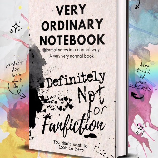 Fanfiction Notebook - Etsy