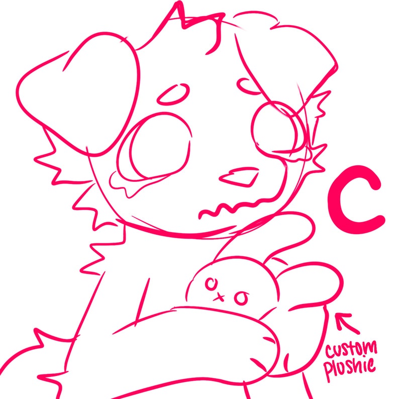 Custom Fursona Sticker Pack - Etsy