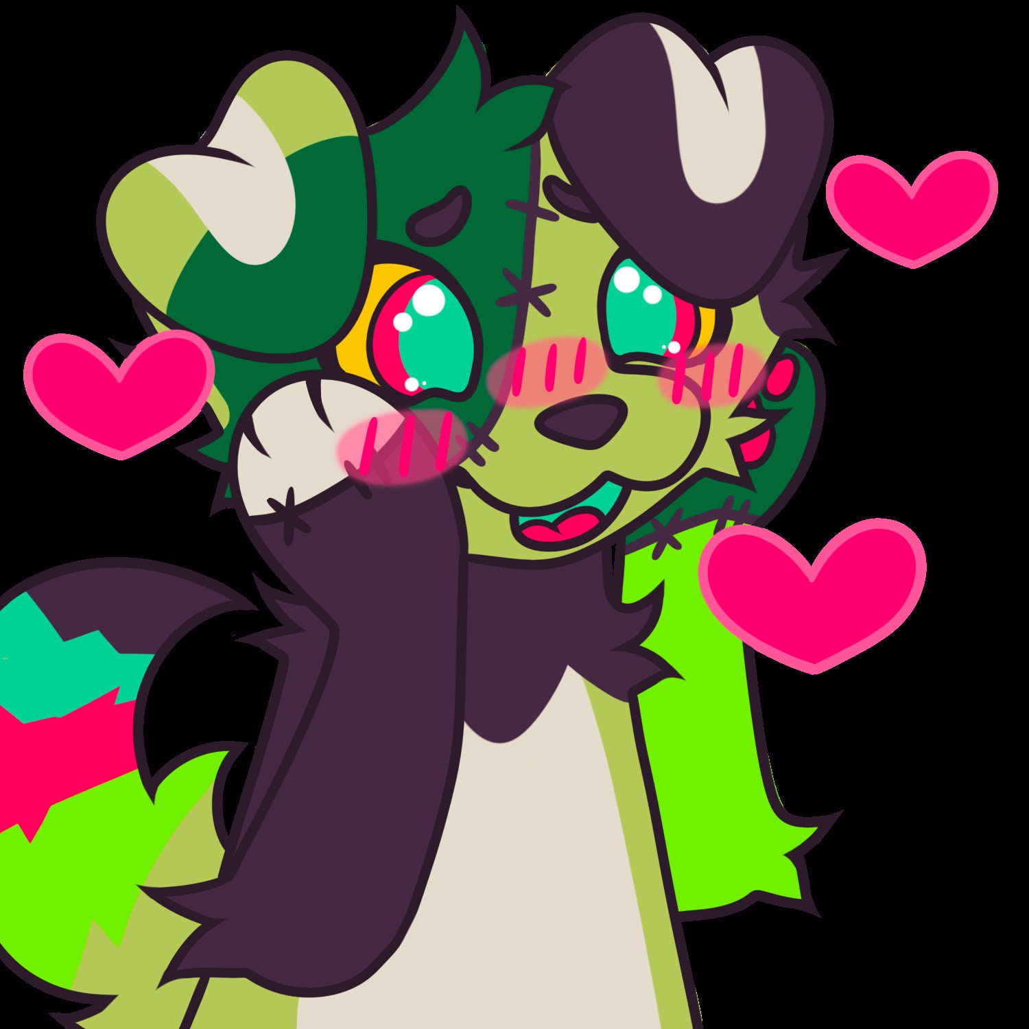 Custom Fursona Sticker Pack - Etsy