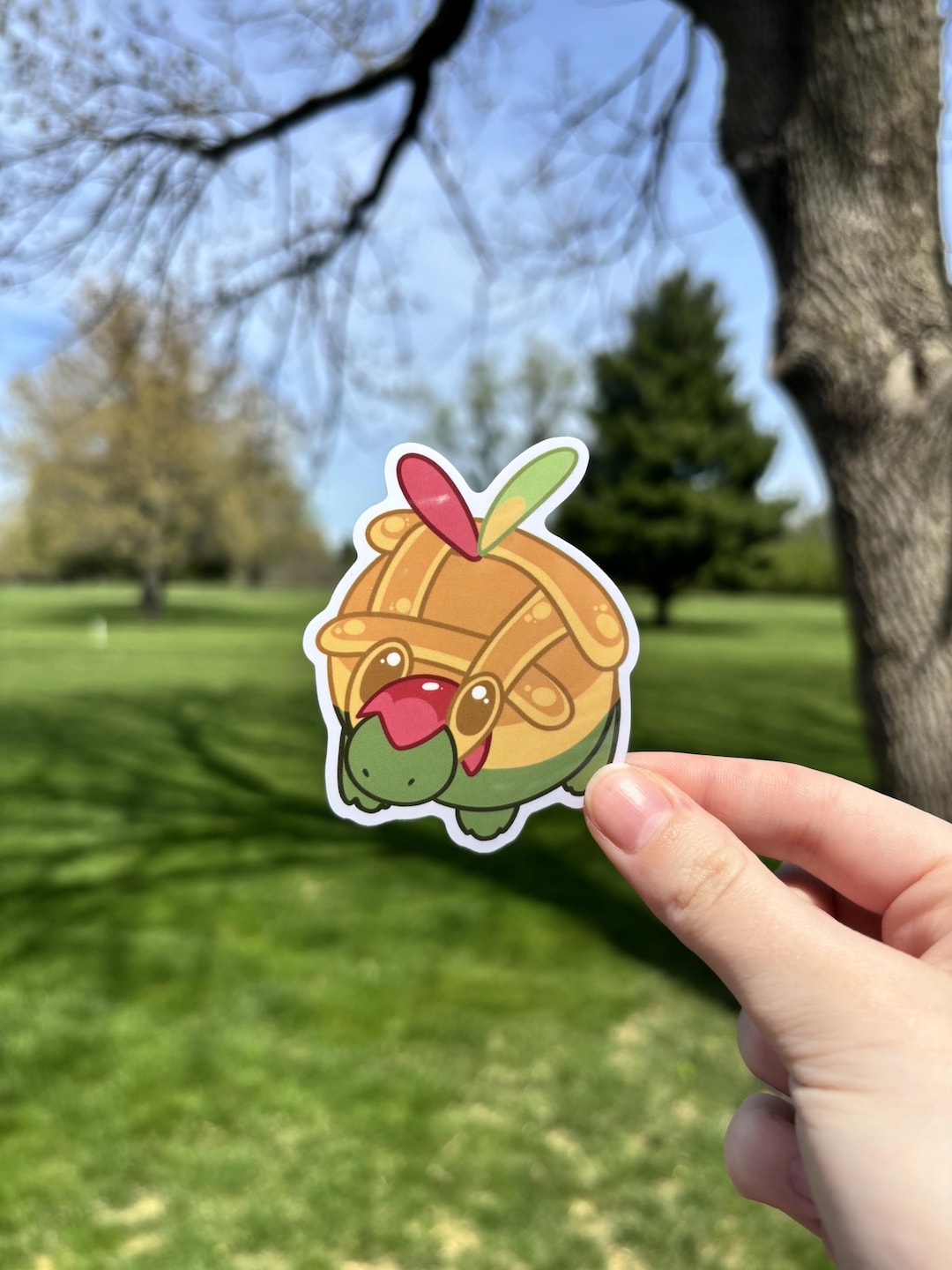 Appletun Pokemon Inspired Sticker - Etsy