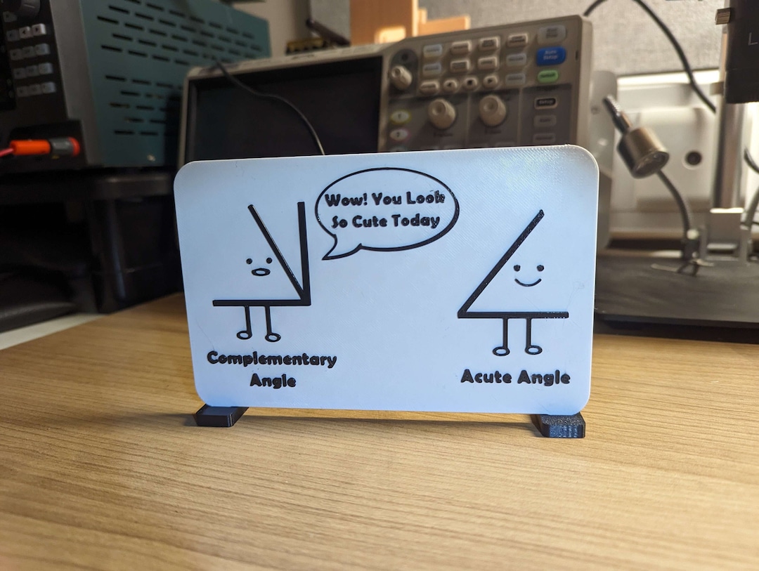 Your Acute Angle Compliment Math Meme Sign Math Meme - Etsy