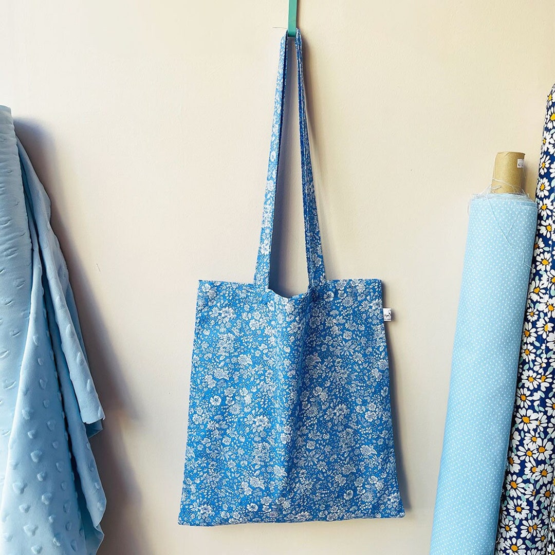 Foldable Tote Bag PDF Sewing Tutorial-market Tote Bag Tutorial-diy ...