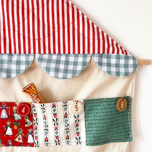 Festive House Advent Calendar PDF Sewing Pattern - DIY Christmas Wall ...