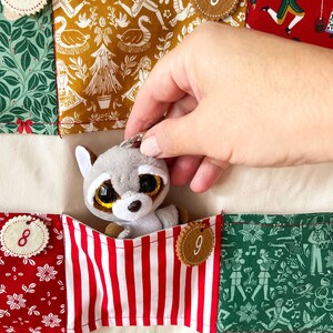 Festive House Advent Calendar PDF Sewing Pattern - DIY Christmas Wall ...