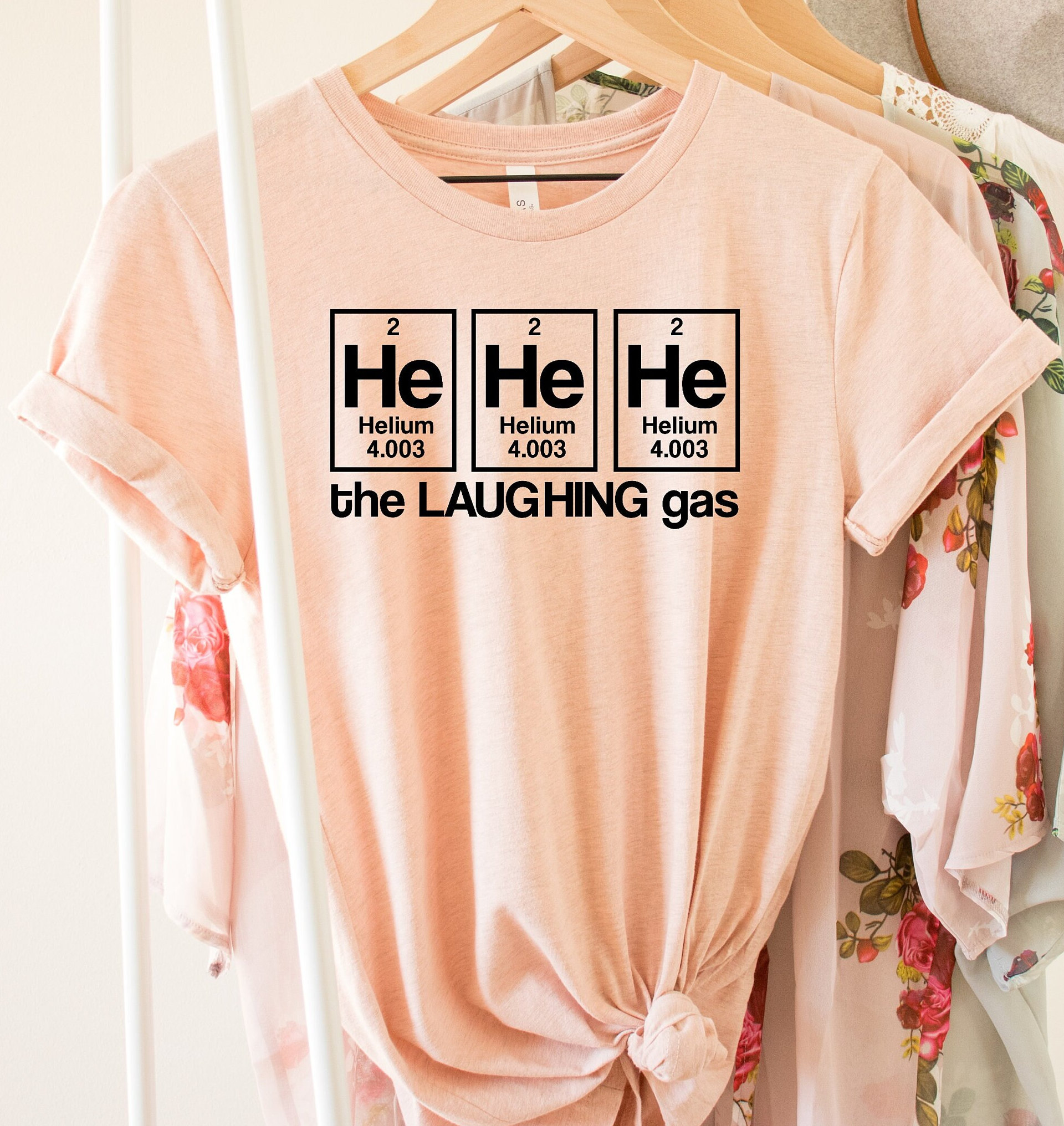Periodic Table Shirt, Science Shirt, Funny Science Shirt, Laughing Gas ...
