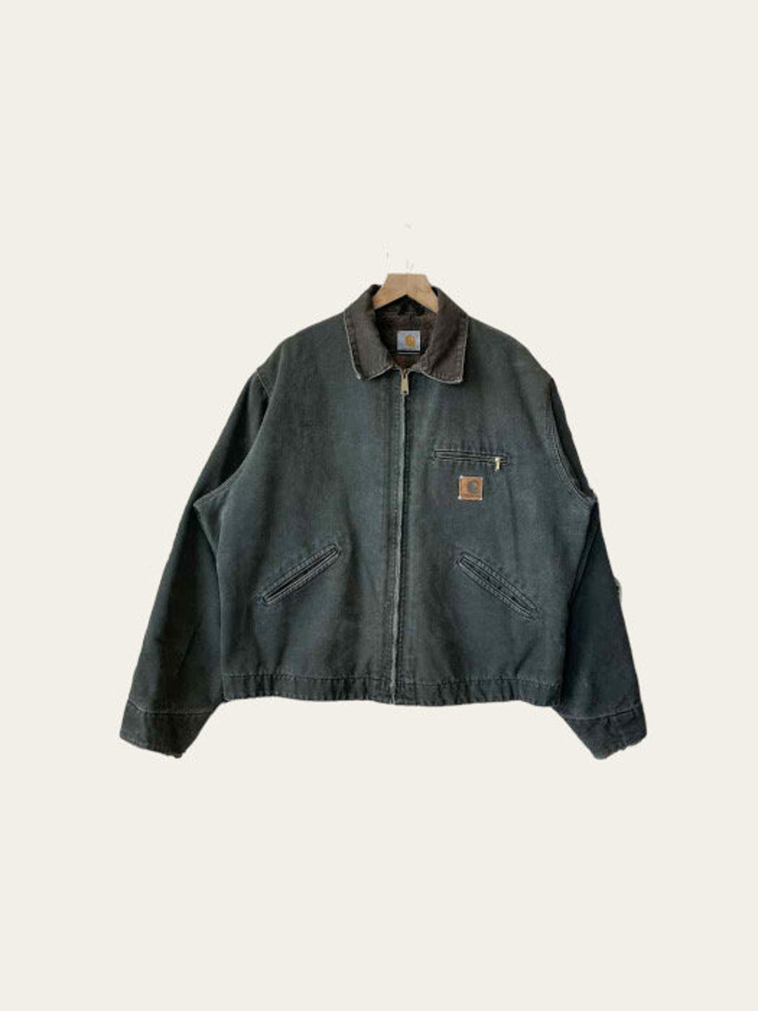 Carhartt J97 Faded Sun MOSS Green Vintage 00s Jacket Detroit - Etsy