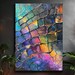 Prism Canvas Wall Art, Abstract Prism Wall Art, Abstract Painting ...
