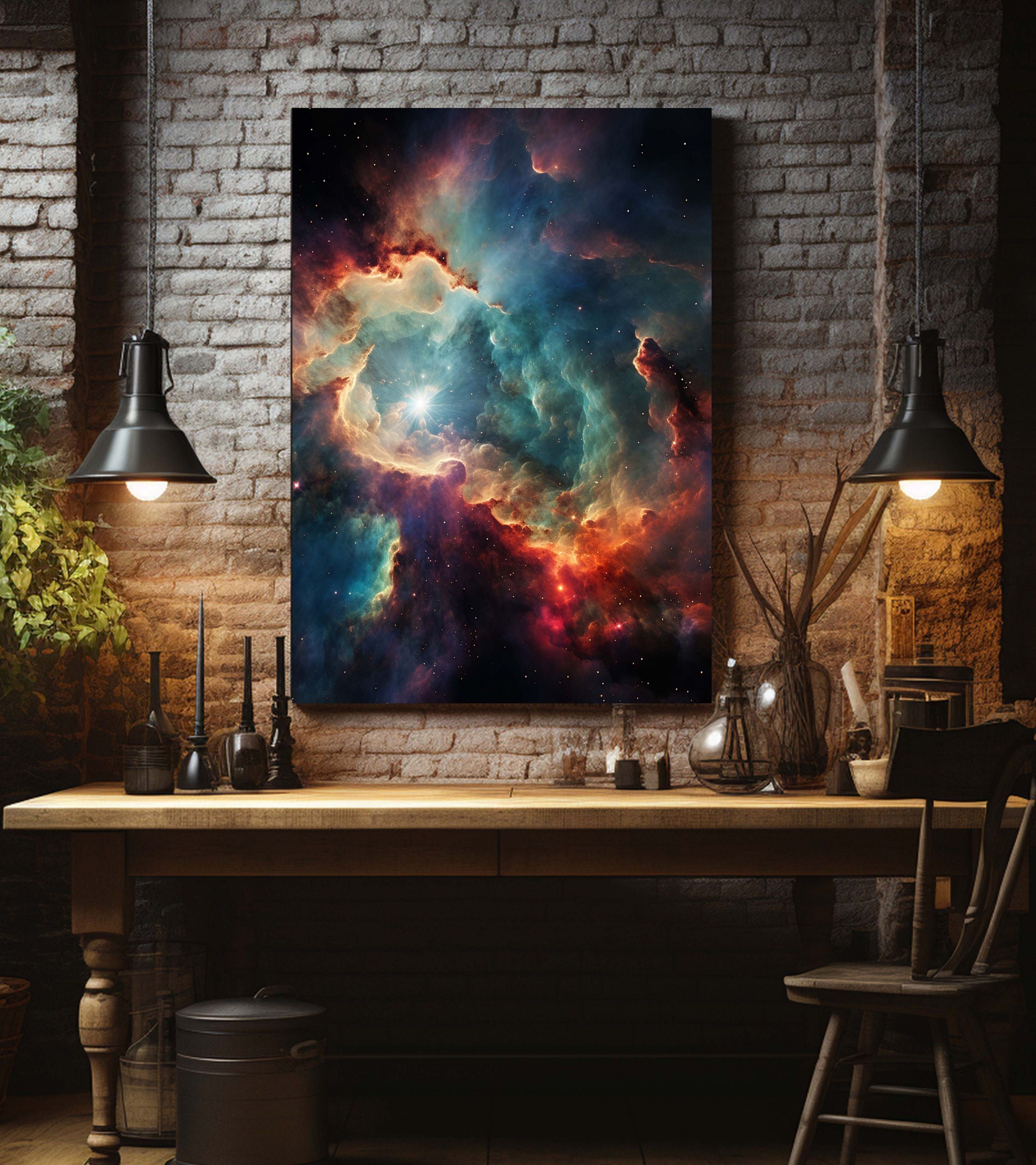 Orion Nebula Wall Art, Galaxy Wall Art, Astrophotography Canvas Print ...