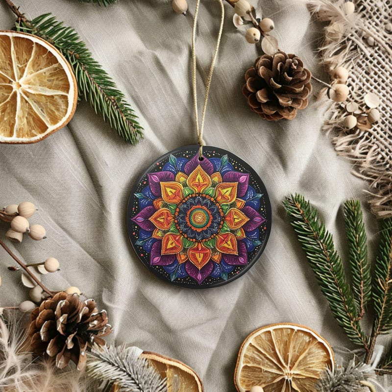 Mandala Ornament - Etsy