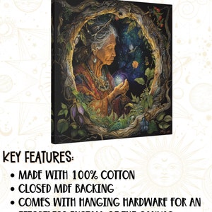 Spiritual Mother Earth Magical Fantasy Nature Art, Abstract Gaia ...