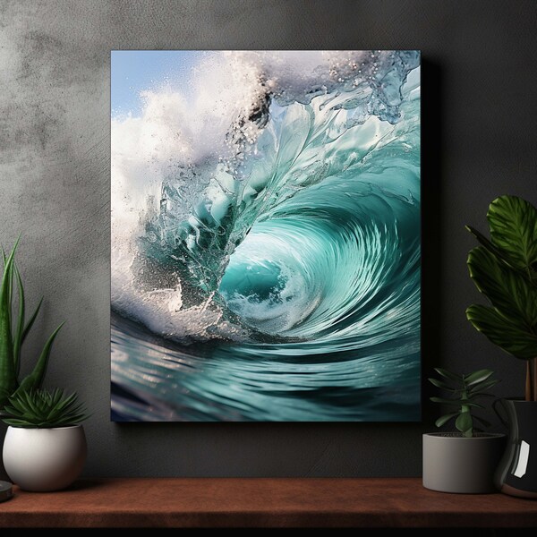 Ocean Waves Wall Art - Etsy