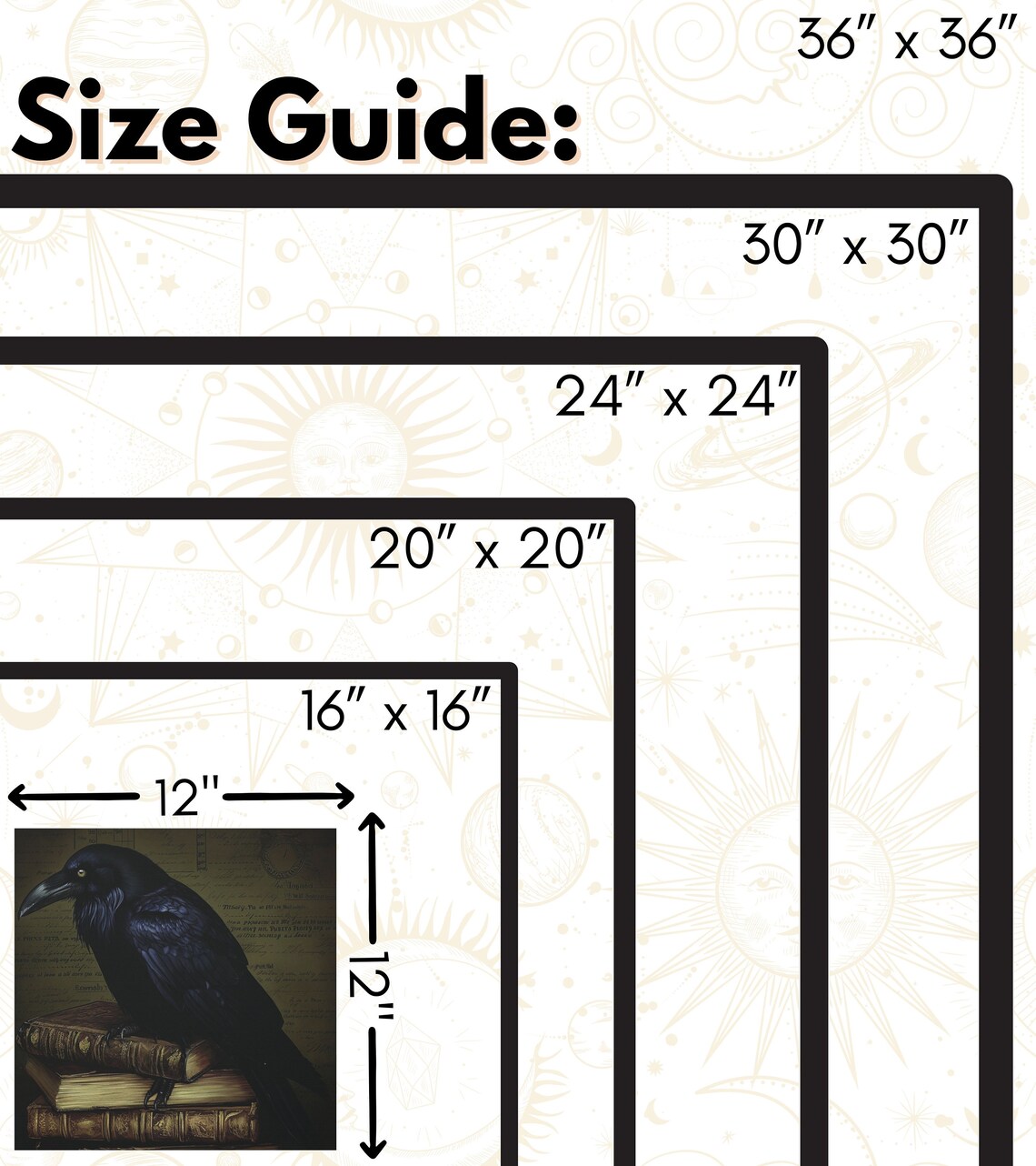 Vintage Raven Canvas, Raven Art, Raven Canvas Painting, Gothic Art ...