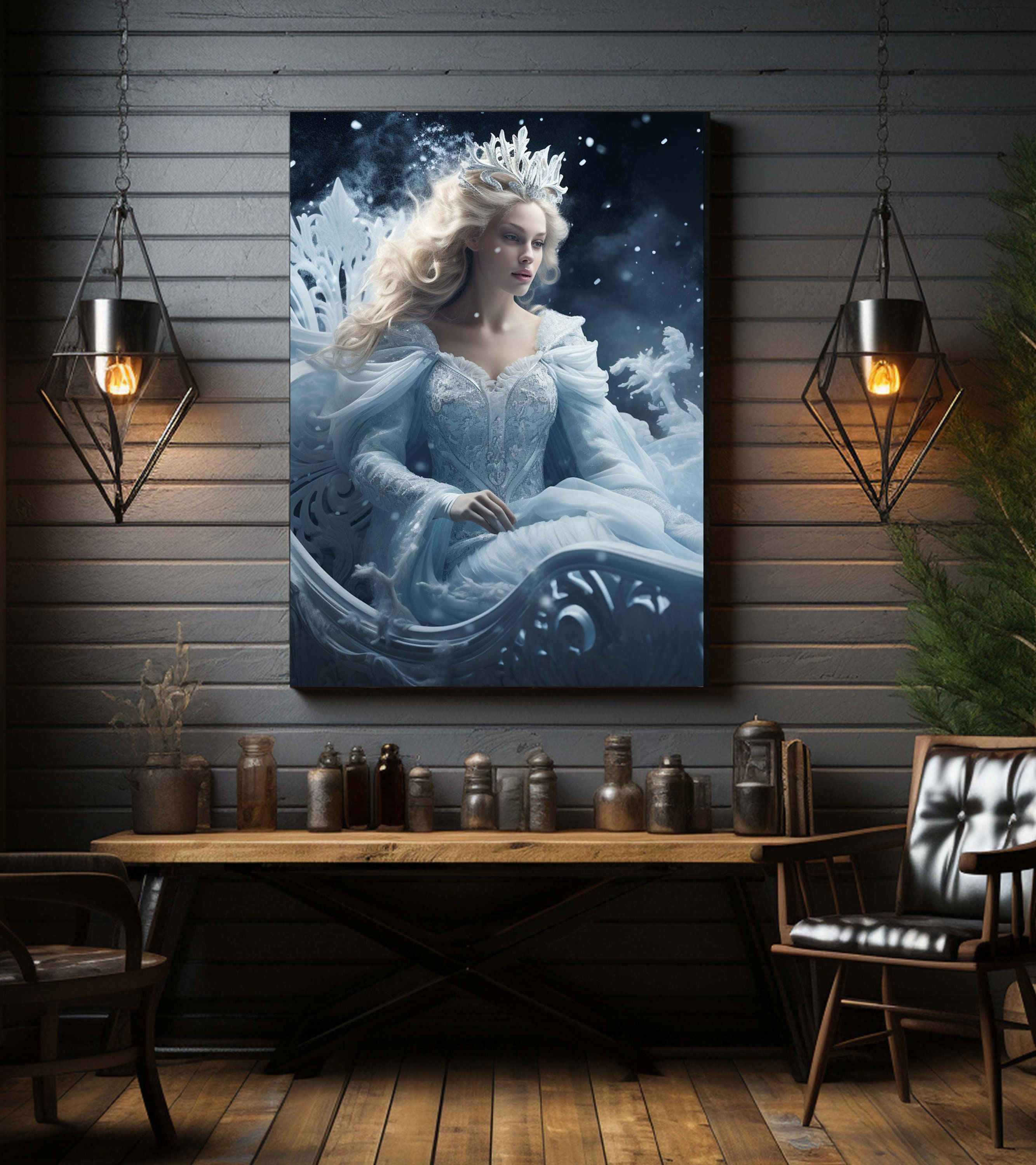 Ethereal Snow Queen Art Ethereal Art Digital Download Winter - Etsy