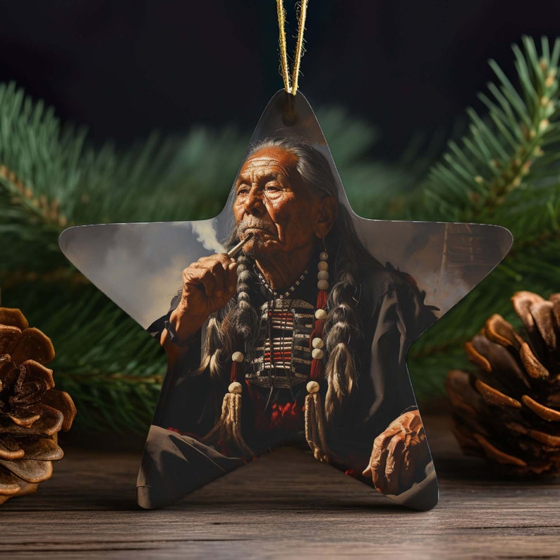 Native American Ornament, Native American Indian Gift, Native American ...