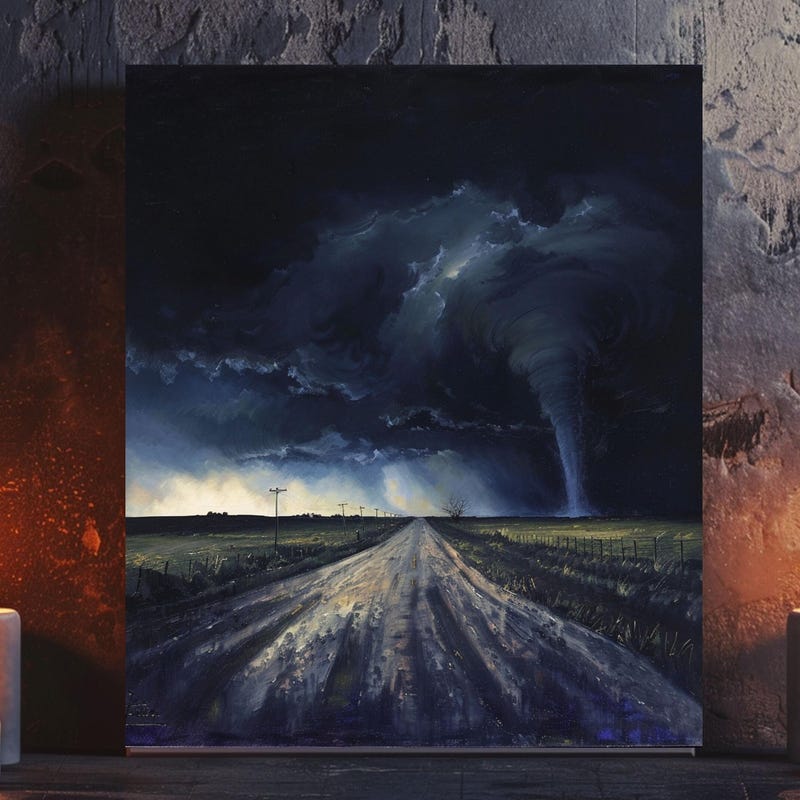 Tornado Painting - Etsy