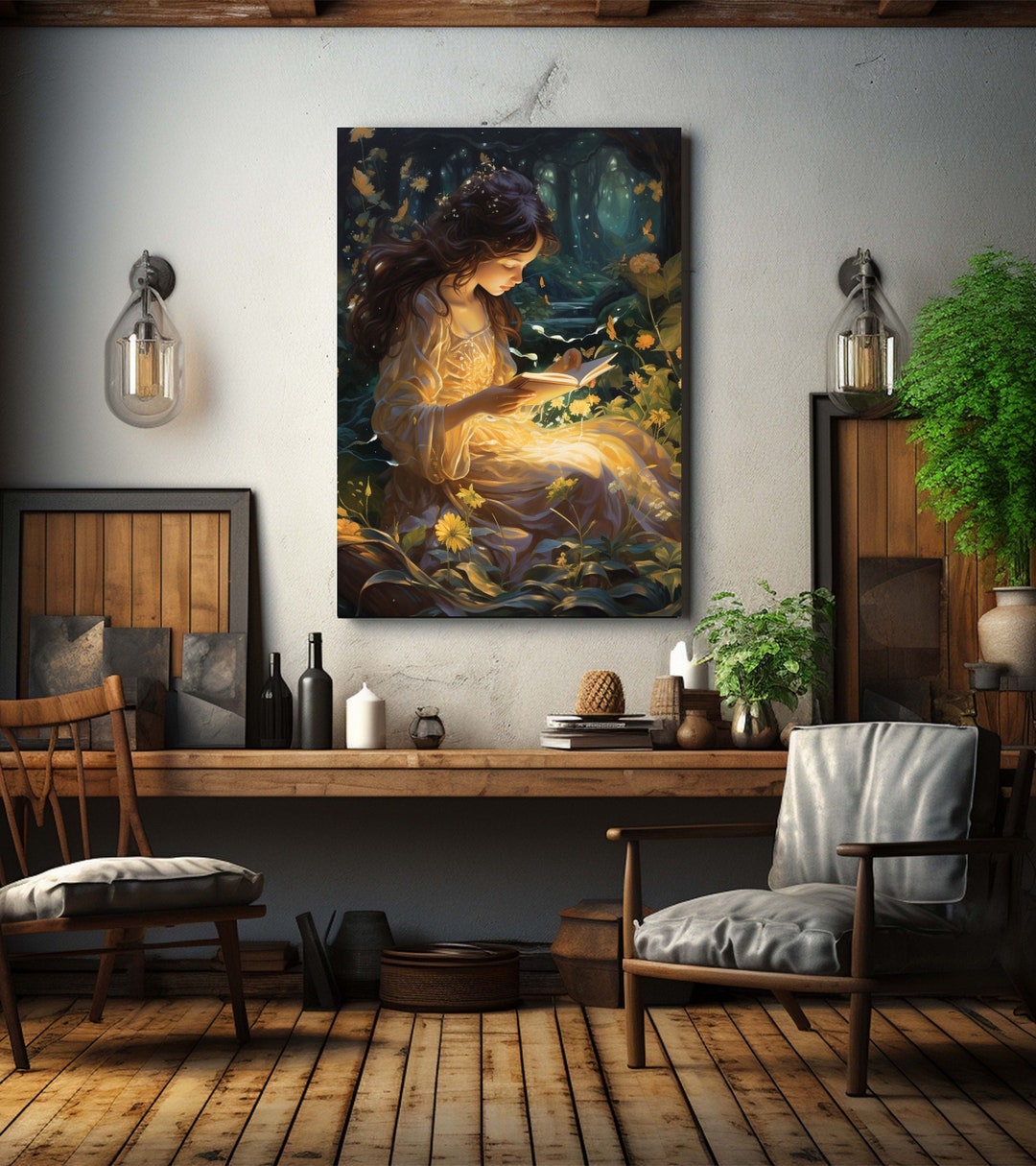 Ethereal Goddess Wall Art Enchanting Wall Art Magical Canvas - Etsy