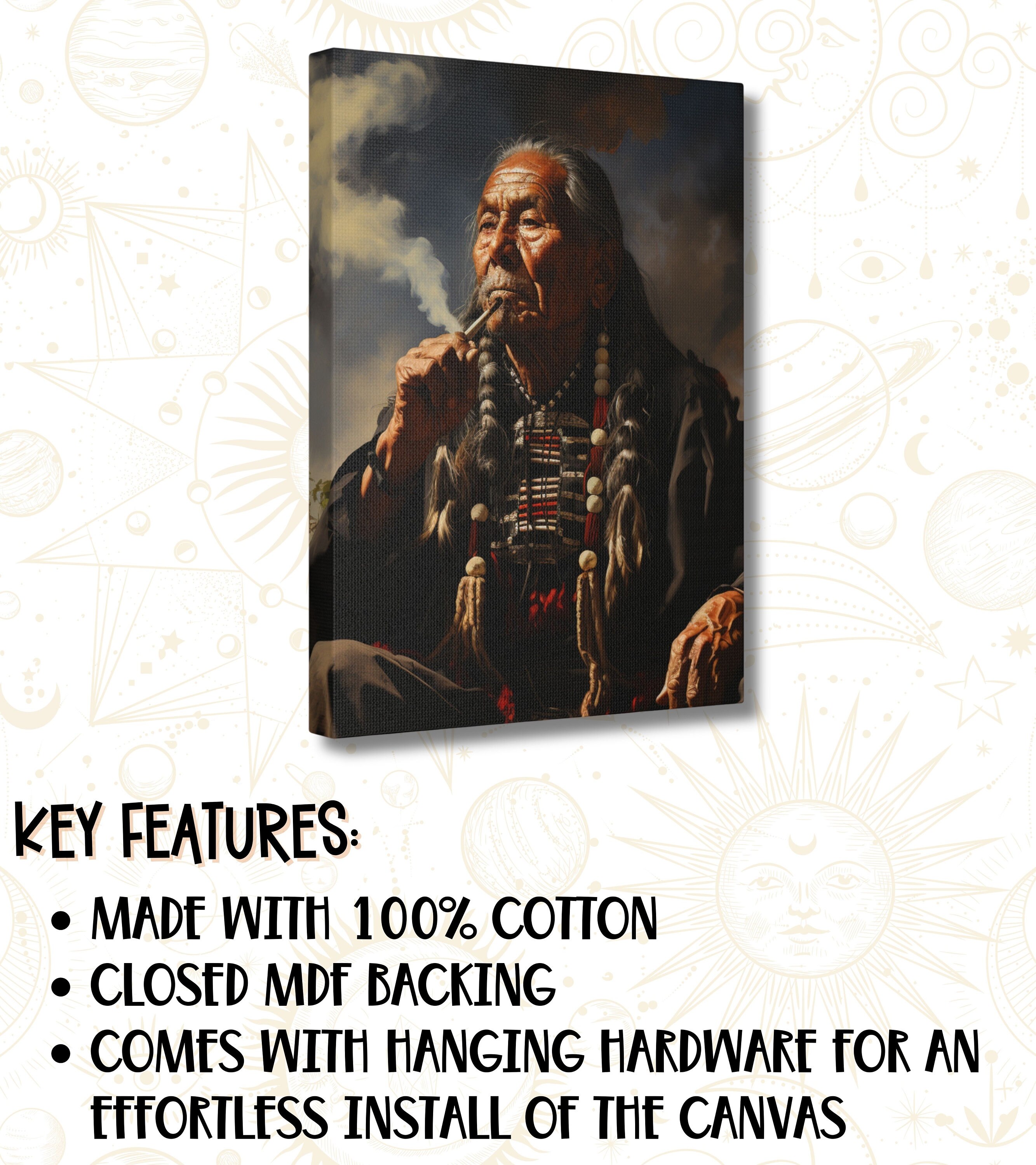 Native American Art Print Native American Wall Art Indian - Etsy